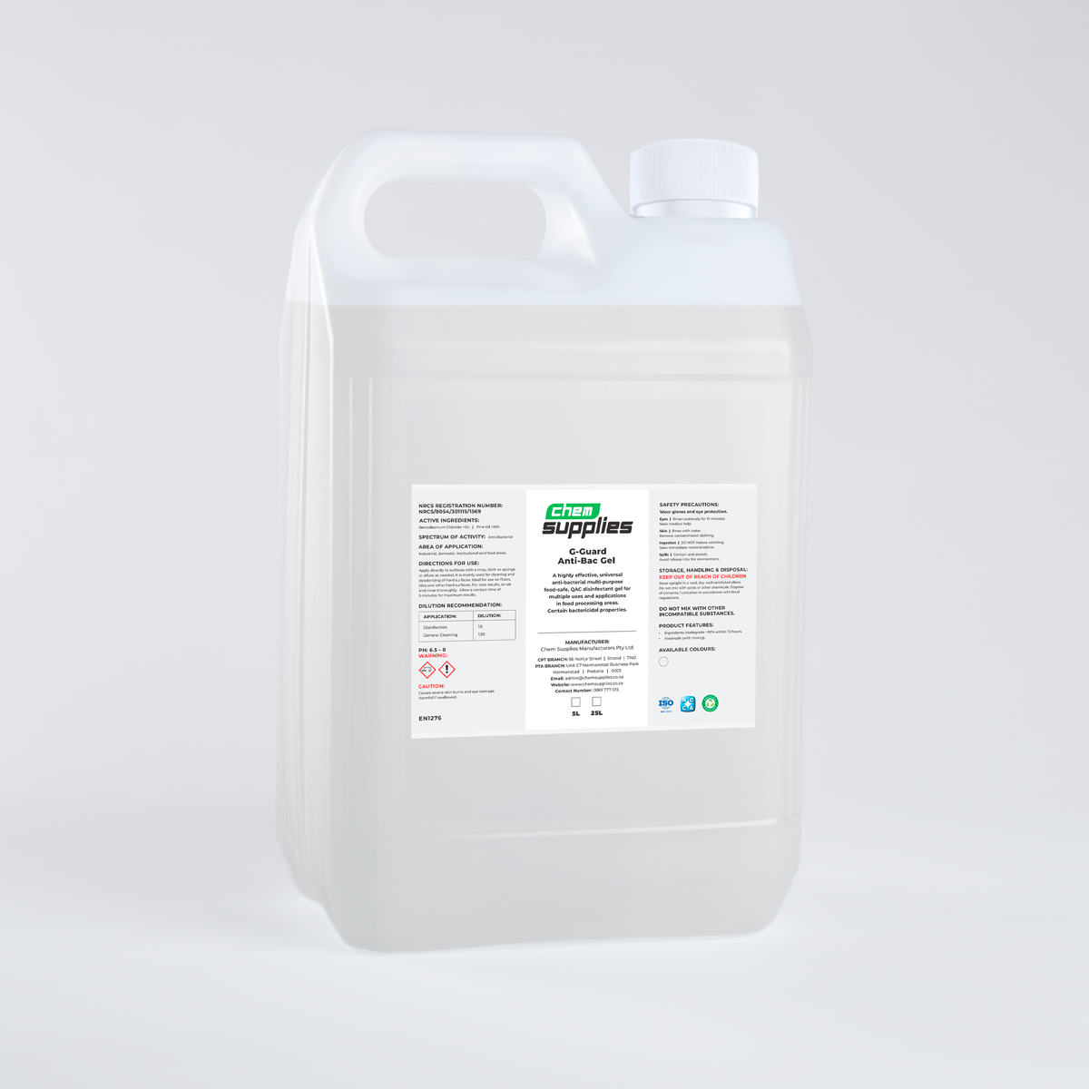 G-Guard Anti-Bac Gel - Chem Supplies